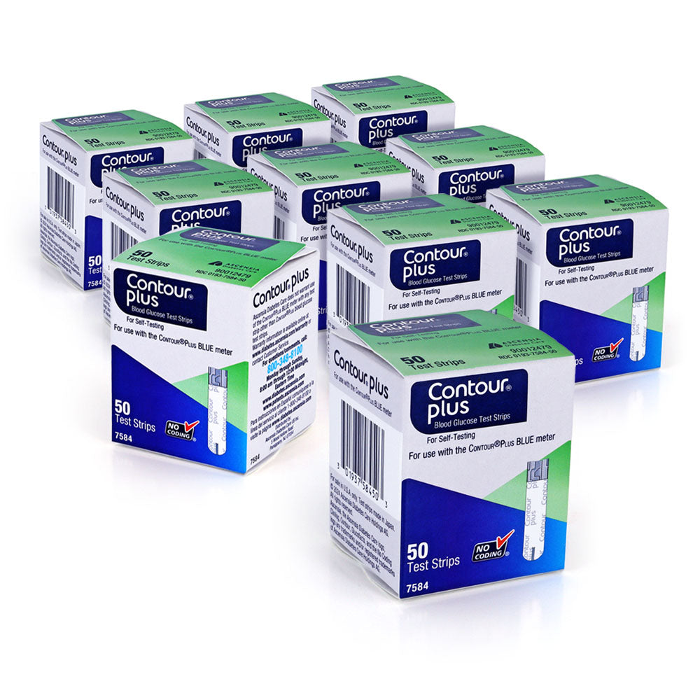 Contour Plus Test Strips 500ct – Diabetic Overstock