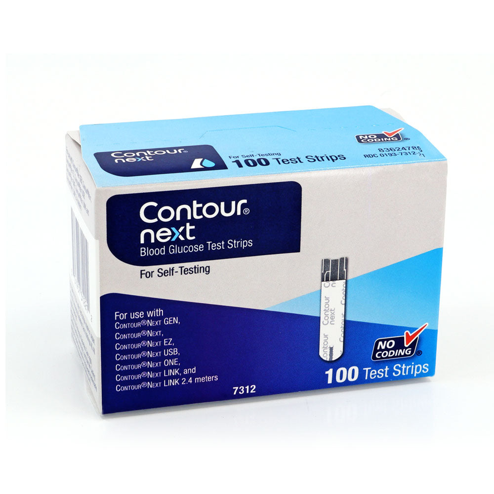 Contour Next Test Strips 100ct – Diabetic Overstock