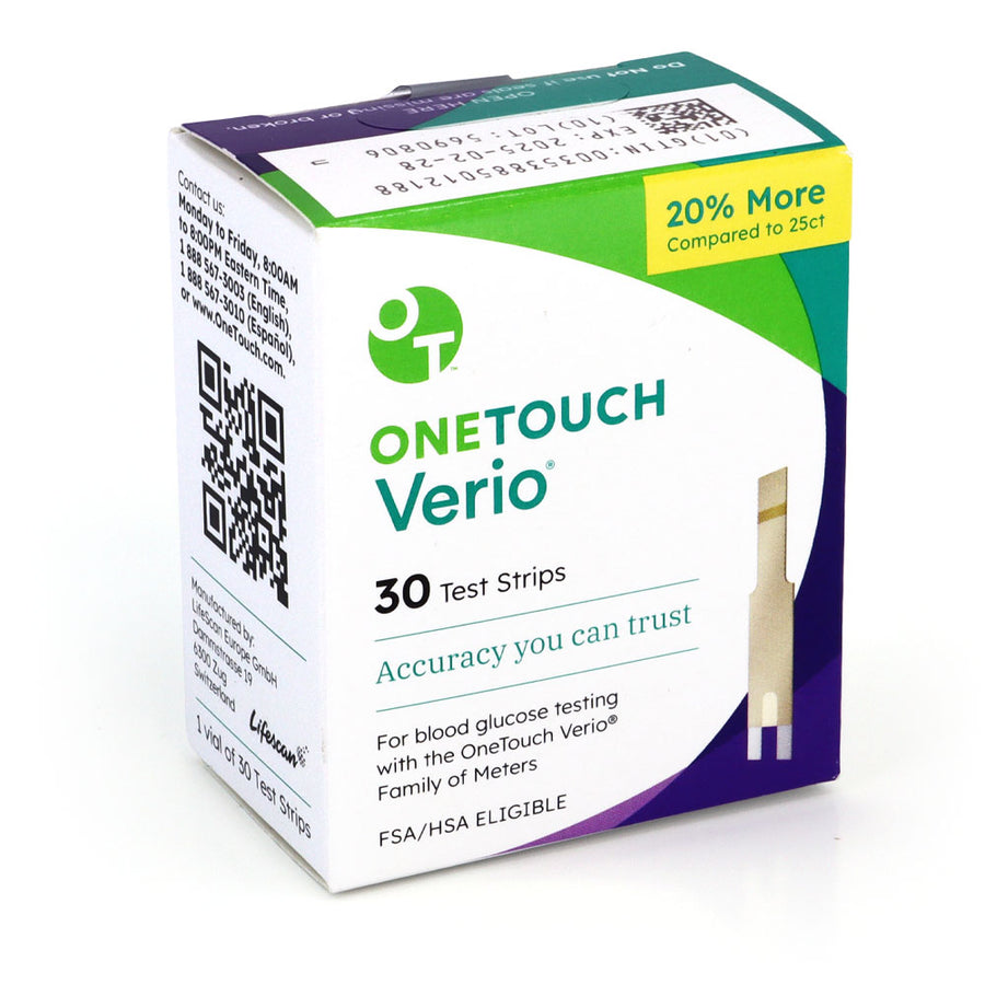 OneTouch Verio Test Strips – Diabetic Overstock