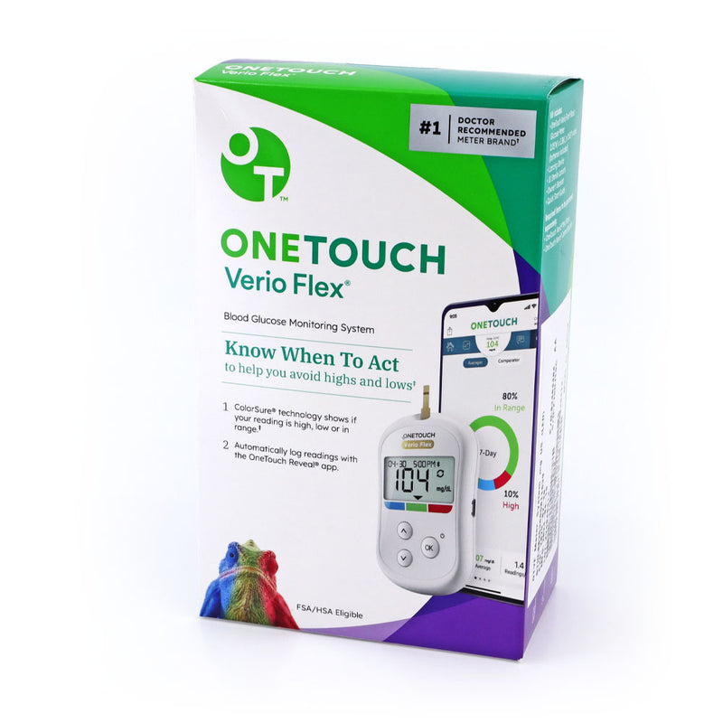 OneTouch Verio Flex Meter – Diabetic Overstock