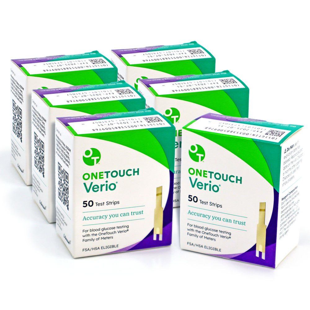 One Touch Verio Test Strips 300ct – Diabetic Overstock