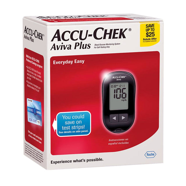 Accu-Chek Aviva Plus Glucose Meter – Diabetic Overstock