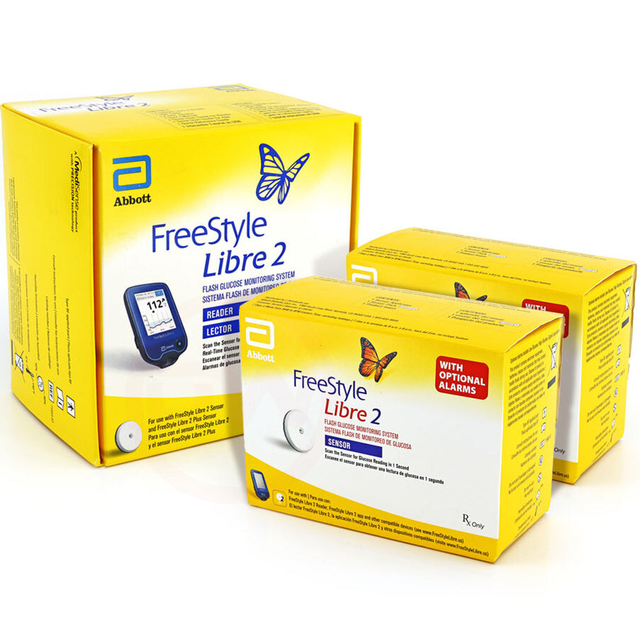 FreeStyle Libre 2 Starter Pack (2 Sensors & 1 Reader) – Diabetic Overstock